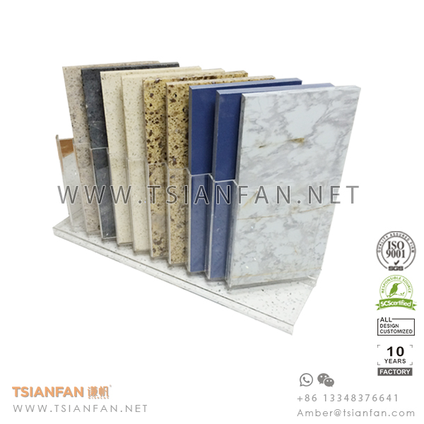 Acrylic Artifical Stone Sample Table Display