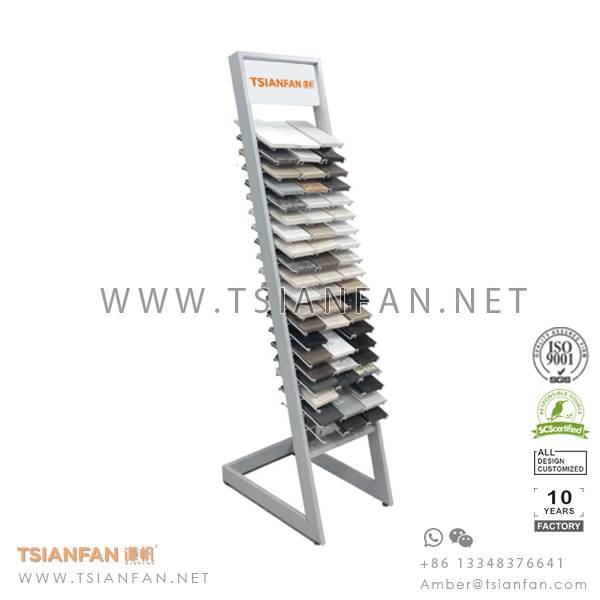 Showroom Granite Display Stand,Quartz Surface Sample Display Tower Stand