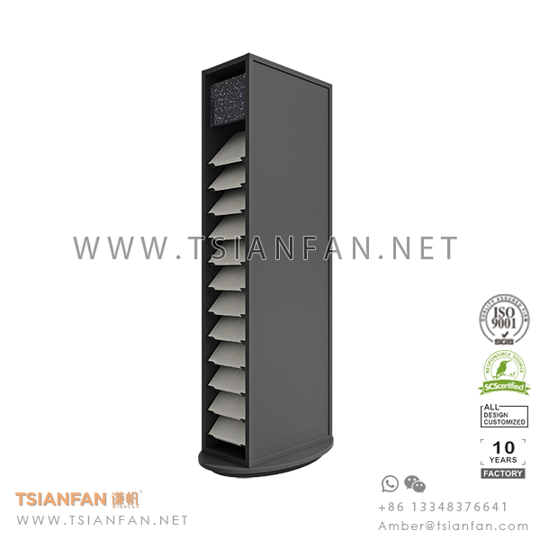 Spin Granite Stand,Quartz Stone Sample Display Tower
