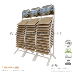 Waterfall Wood Flooring Tile Display Rack