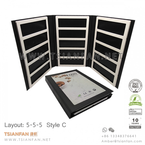 Artifical Stone Sample Folder,Plastic Sample Binder