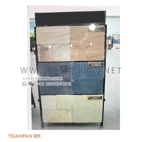 Outdoor A Frame Porcelain Paving Tile Stone Display Rack