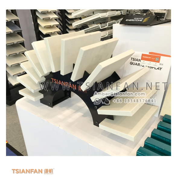 Metal Marble Stone and Granite Table Display Stand