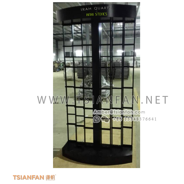 Custom Metal Granite and Marble Stone Promotion Display Rack