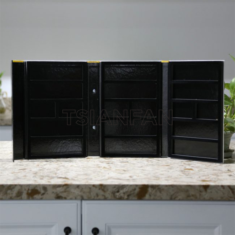 3 Pages Sample Binder Folder For Quartz Stone Sample With Strong Handle ...