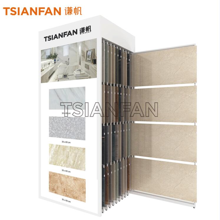Tile Sample Sliding Display Rack Showroom Supplier CT2154