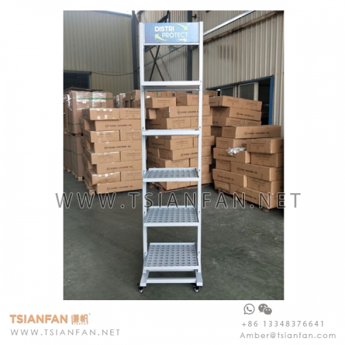 Motor Oil Store Shelf , Custom Metal Oil Display Rack