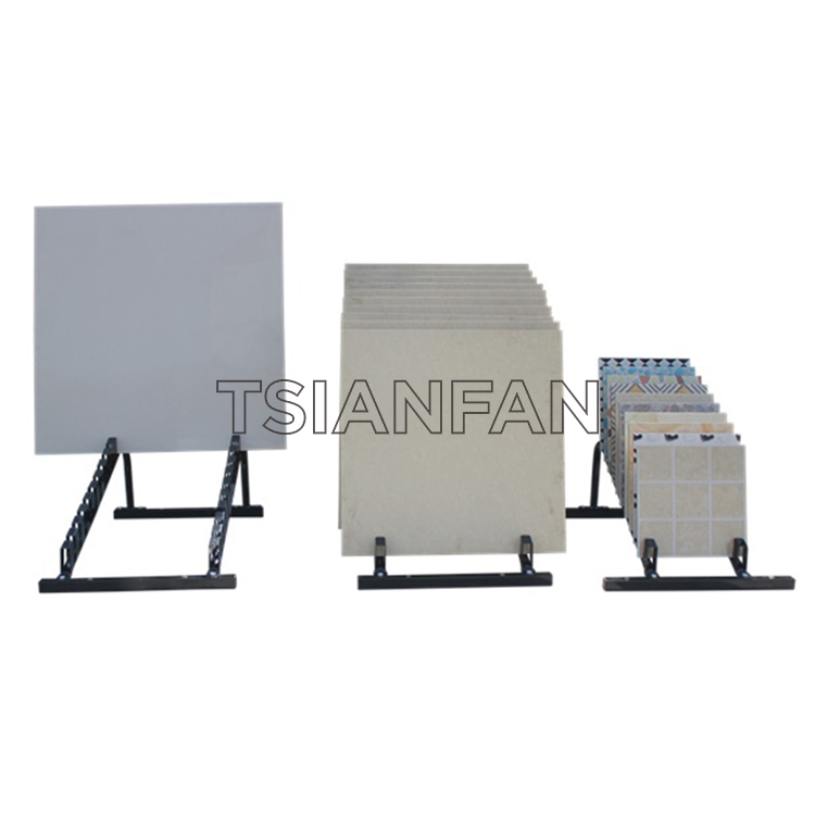 Adjustable Width Ceramic Tiles Floor Porcelain Display Stand Rack ...
