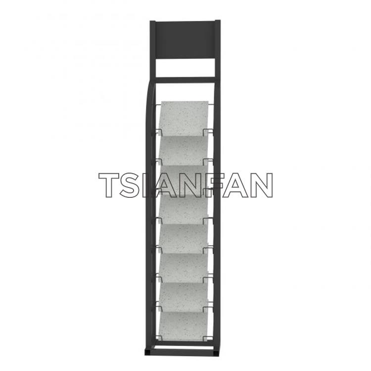Waterfall Tile Display Rack Quartz Stone Display