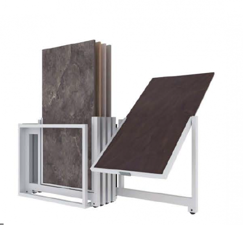 Porcelain Tile Panel Rotary Display Stand