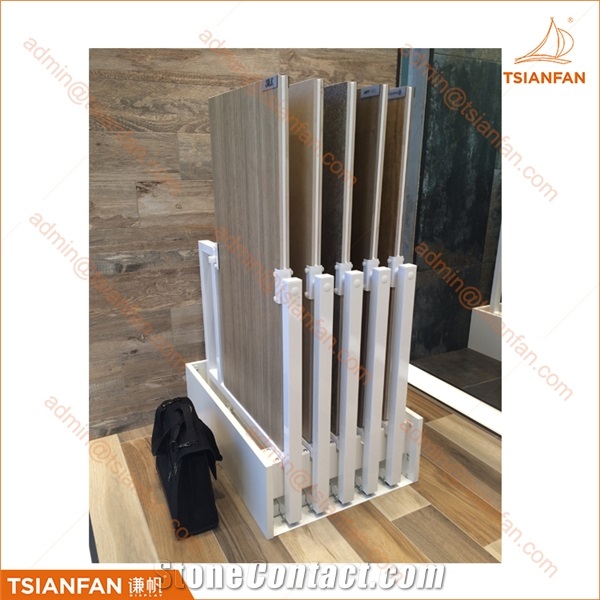 Porcelain Tile Panel Rotary Display Stand