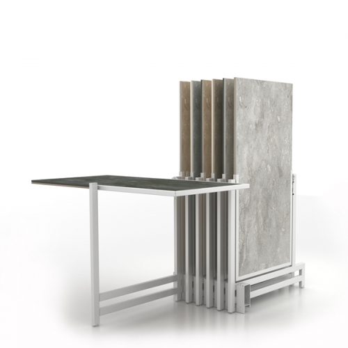Push-pull Flip Sintered Stone Slabs Display Stand
