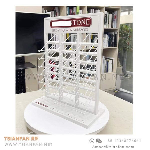 Quartz Stone Table Rack, Porcelain Sample Display
