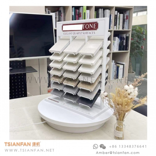 Quartz Stone Table Rack, Porcelain Sample Display