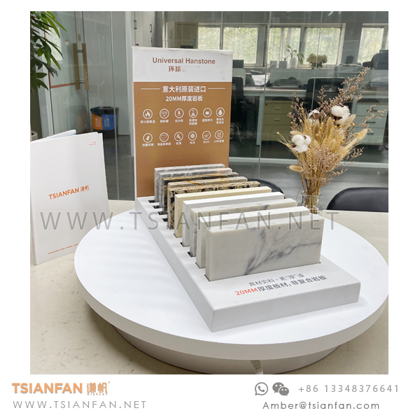 Ultimate Sintered Stone and Luxury Quartz Stone Table Display Stand