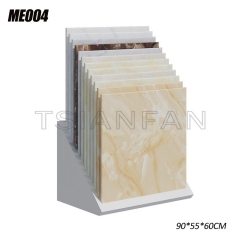 Showroom floor-to-ceiling waterfall display stand tile sample display ...